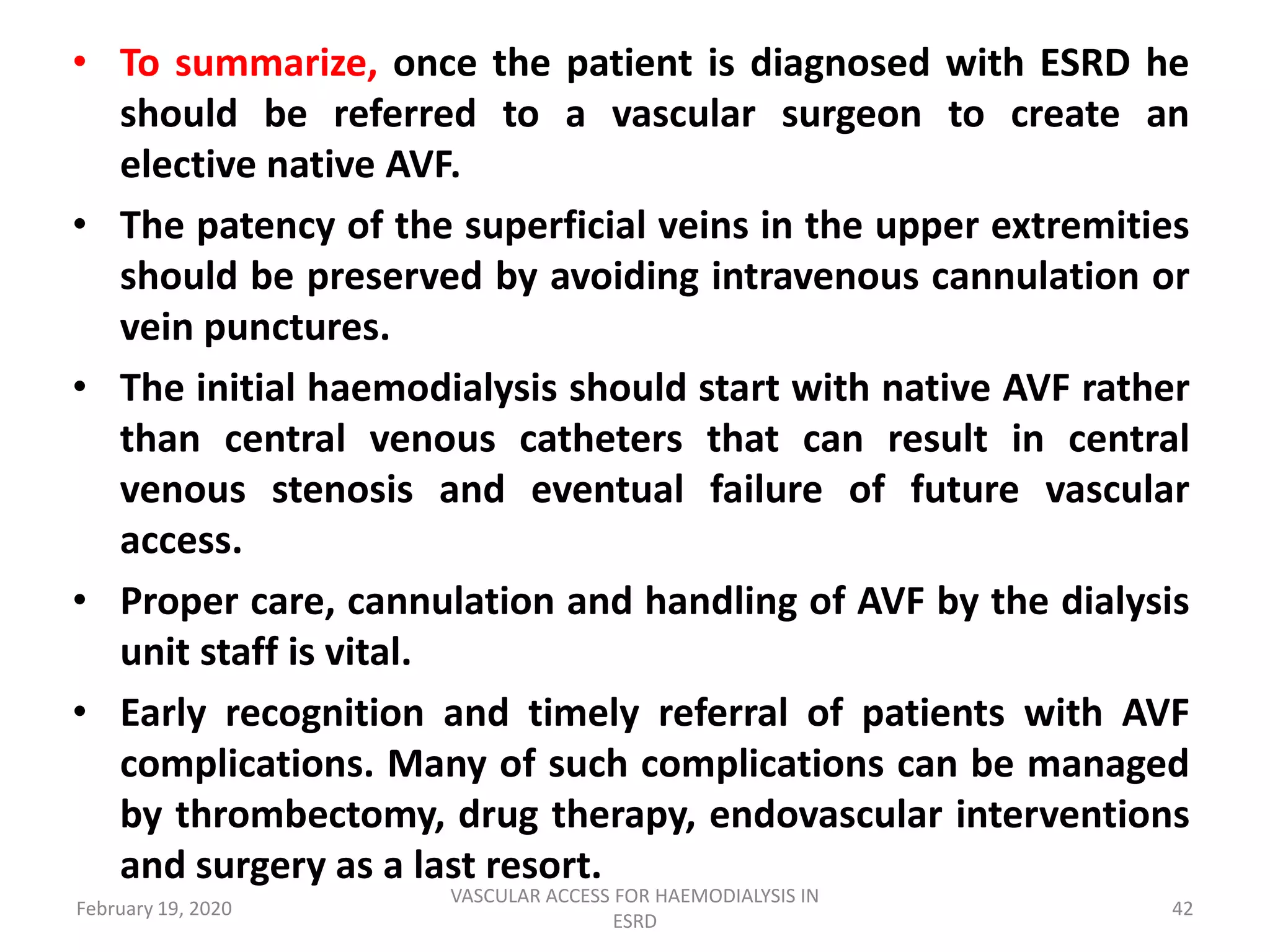 Vascular access | PPTX