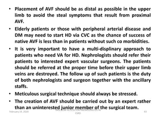 Vascular access | PPTX