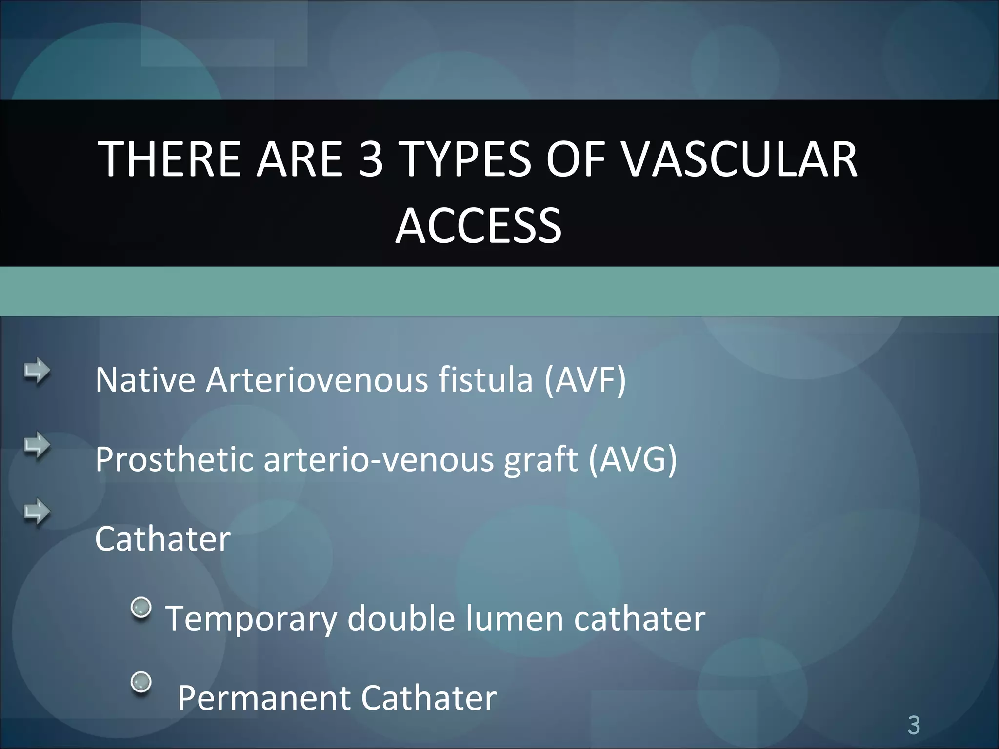 Vascular access for hemodialysis( AVF ) | PPT