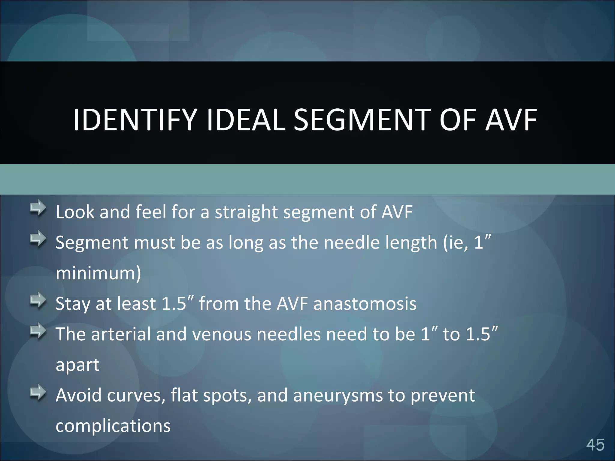 Vascular access for hemodialysis( AVF ) | PPT