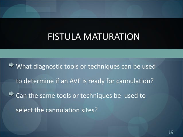 Vascular access for hemodialysis( AVF ) | PPT | First Aid | Injuries