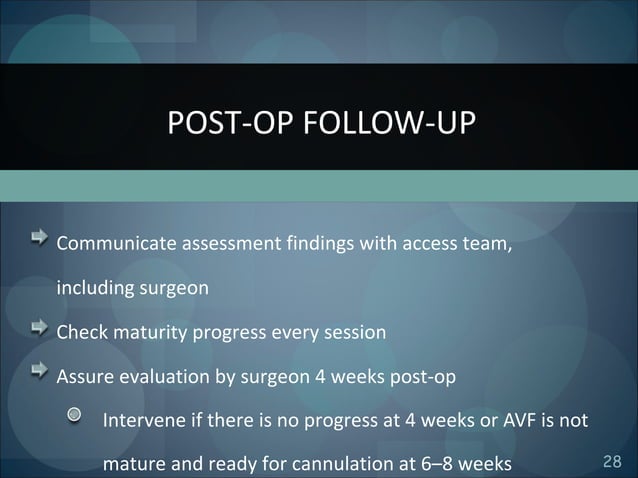 Vascular access for hemodialysis( AVF ) | PPT | First Aid | Injuries