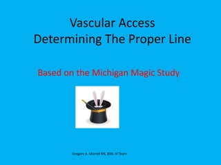 Vascular access Determining The Proper Line.pdf