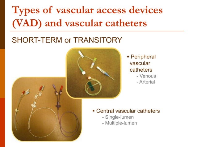 Vascular Access_English_smallpics (1).ppt | Infectious Diseases ...