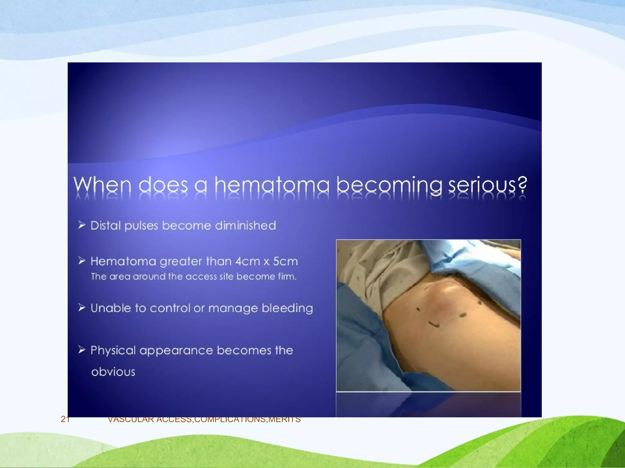 Vascular access in cardiac catheterization | PPT