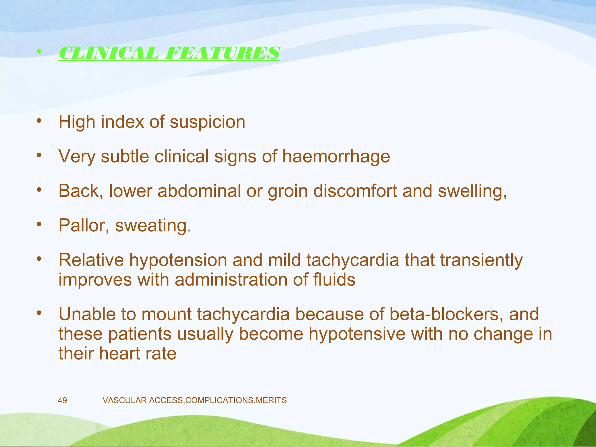 Vascular access in cardiac catheterization | PPT