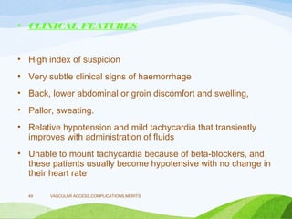Vascular access in cardiac catheterization | PPT