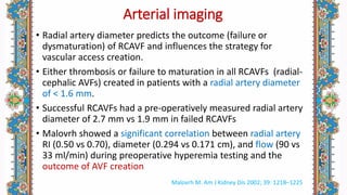 Vascular access in early ckd. | PPT