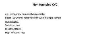 Vascular access in pediatric population. | PPTX