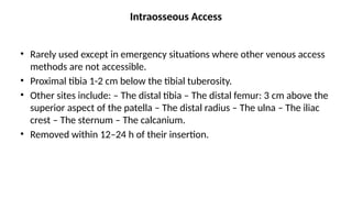 Vascular access in pediatric population. | PPT
