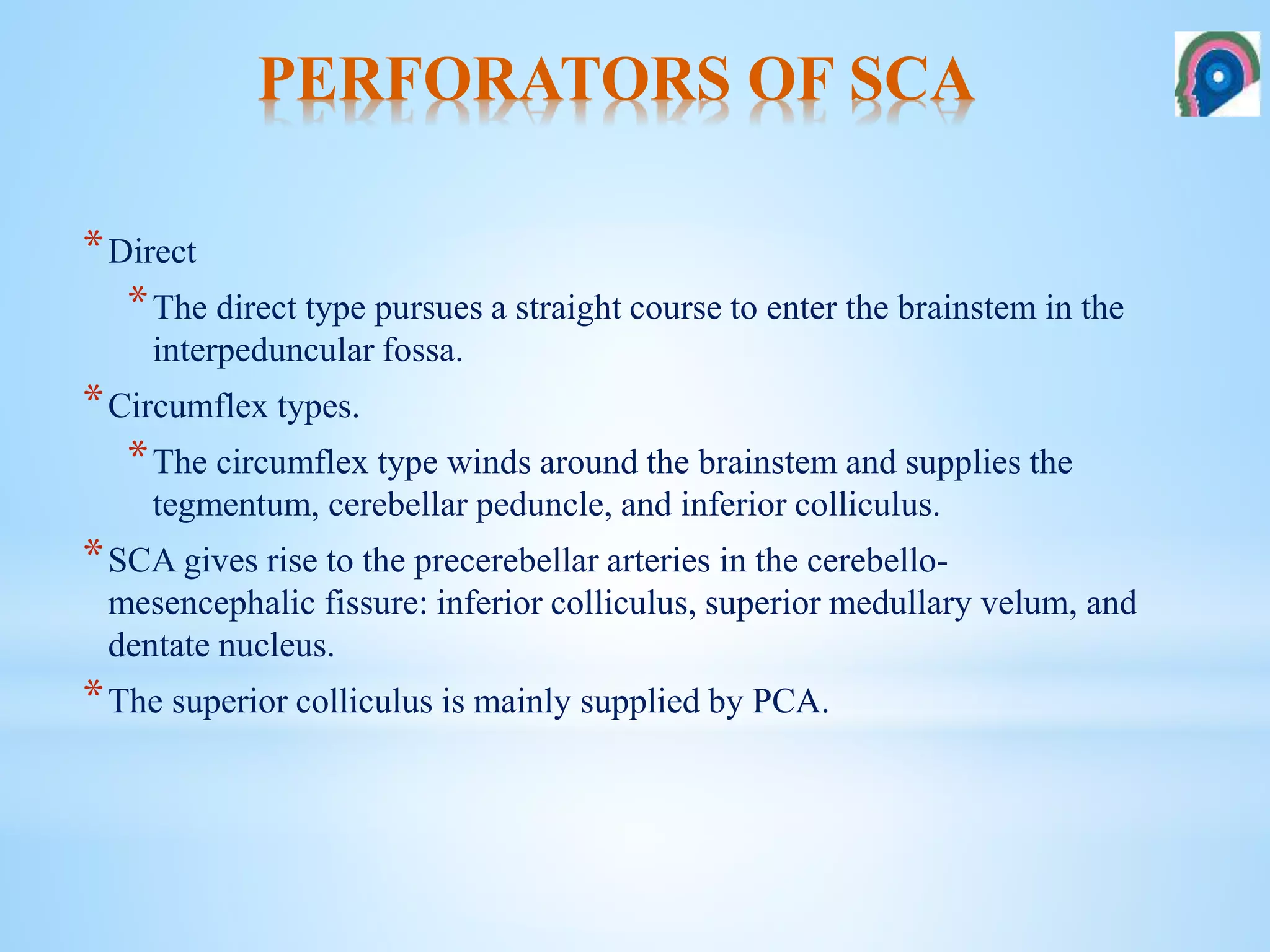 Vascular anatomy of posterior fossa | PPTX
