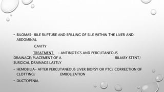 Vascular and biliary complications following liver transplantation | PPTX