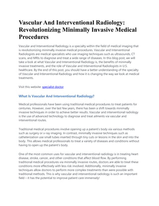 Vascular And Interventional Radiology.pdf