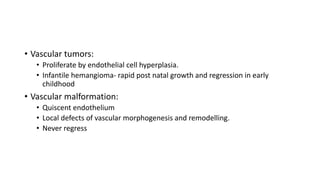 Vascular anomalies | PPTX