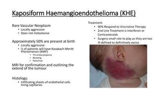 Vascular Anomalies Classifications and Treatment | PPTX