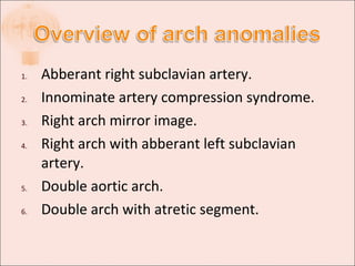 Vascular anomalies of aorta | PPT