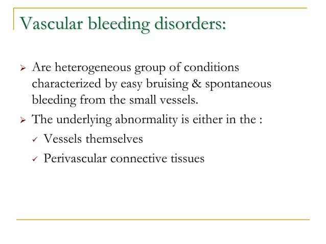 vascular Bleeding Disorders.ppt