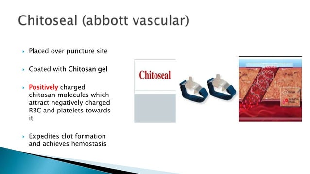 Vascular closure device.pptx | First Aid | Injuries