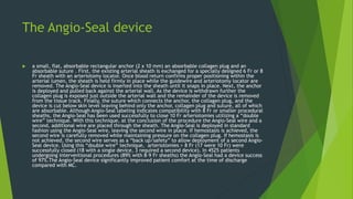 Vascular closure devices | PPTX