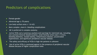 Vascular closure devices | PPTX