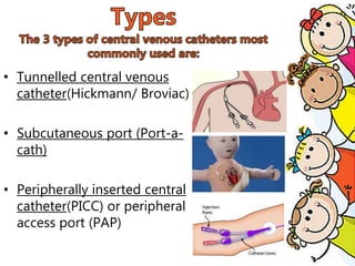 Vascular devices access in oncology | PPTX | Blood Disorders | Diseases ...
