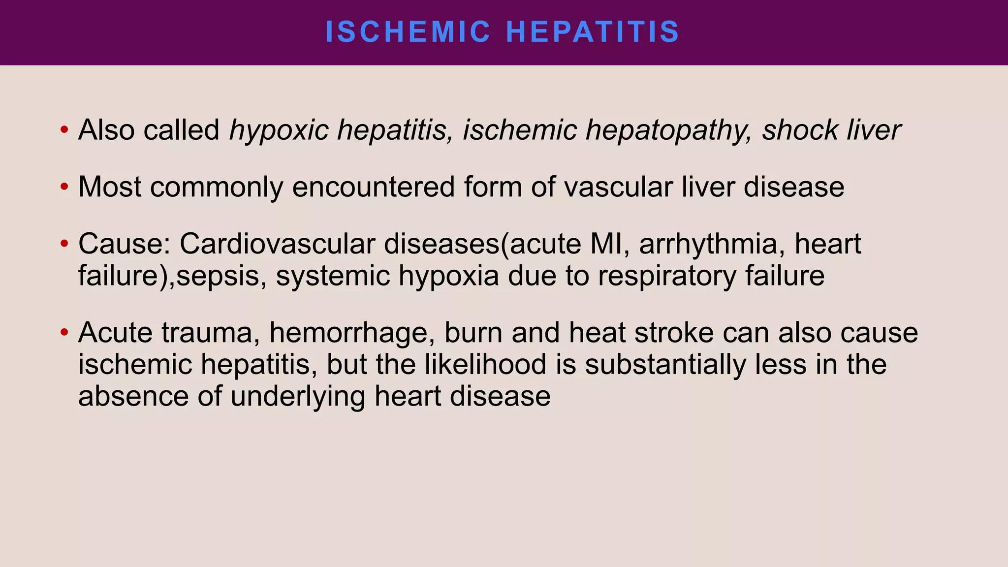 VASCULAR DISEASES OF LIVER | PPTX