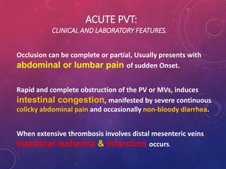 Vascular diseases of the liver by dr mohammed hussien | PPT