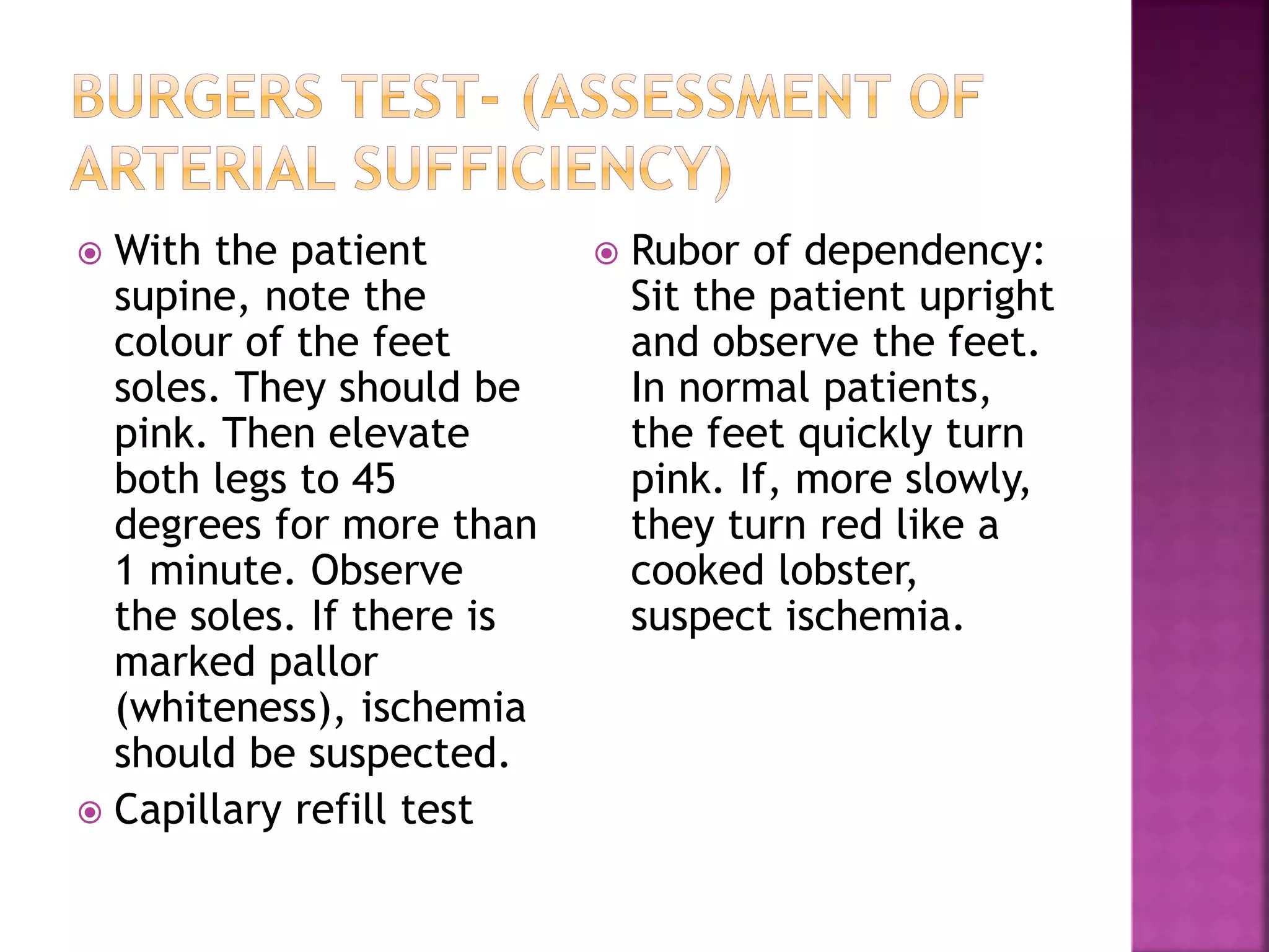 Vascular disorders | PPTX