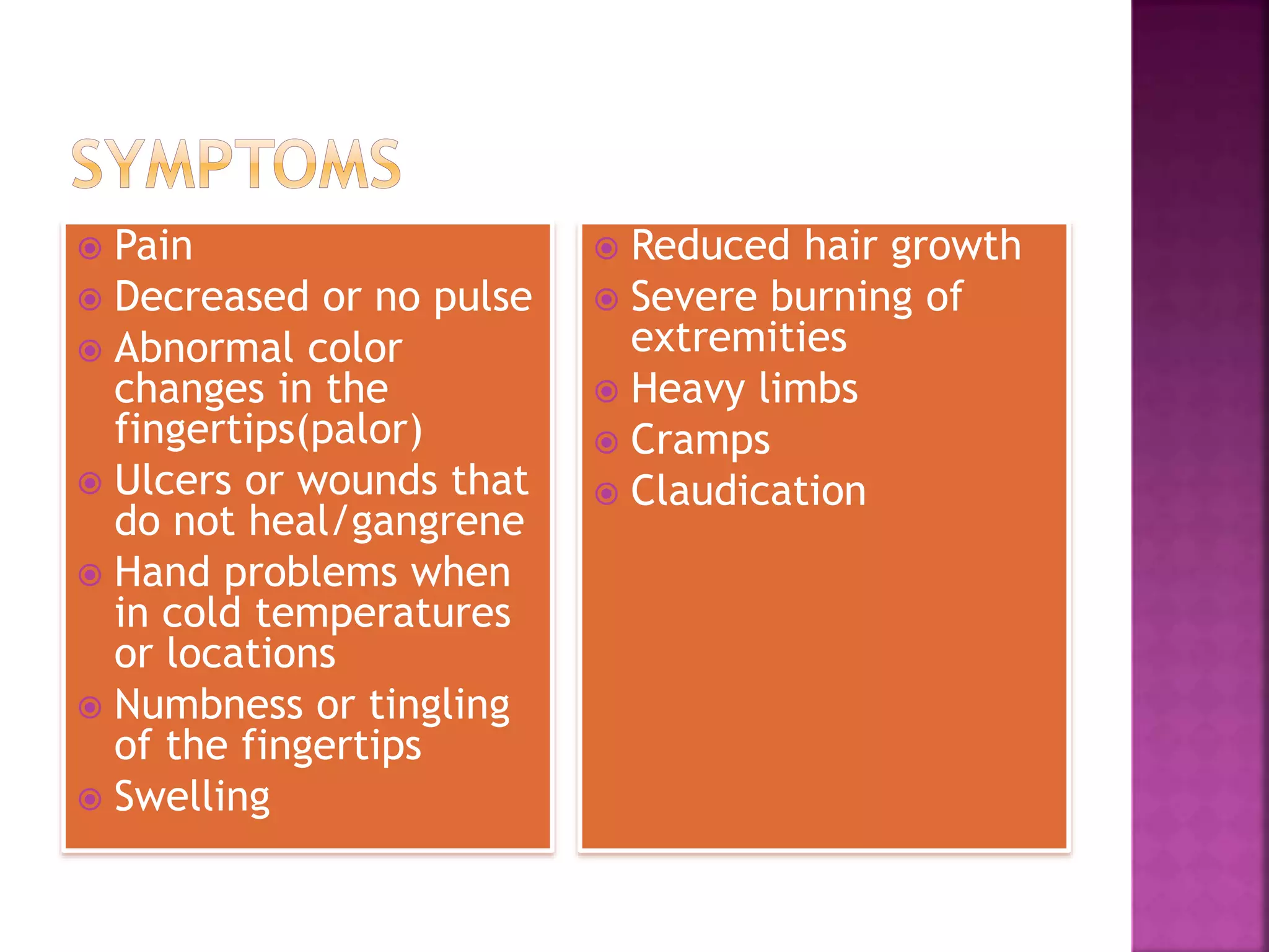 Vascular disorders | PPTX