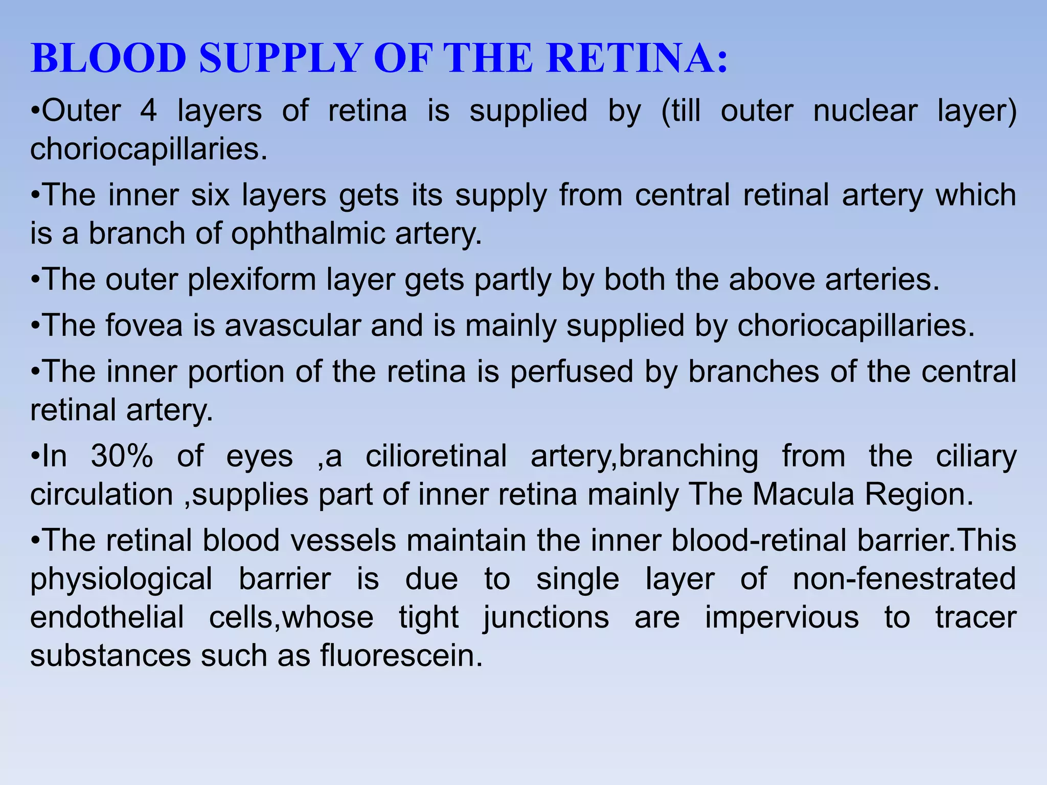 Vascular disorders of retina | PPTX