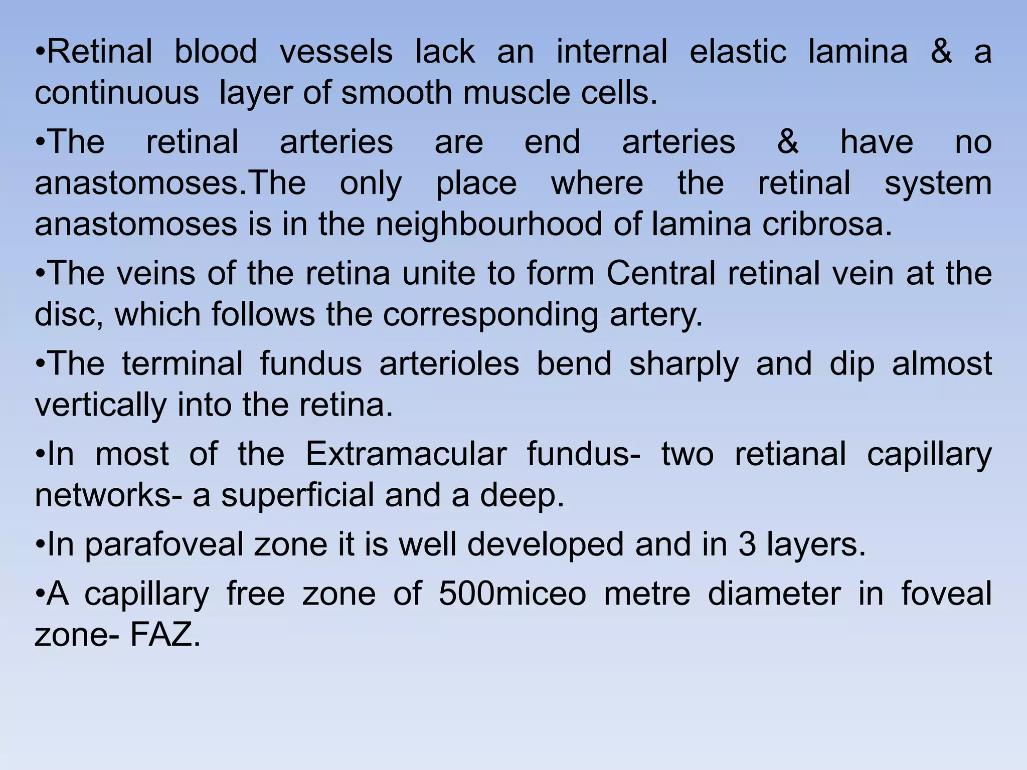 Vascular disorders of retina | PPTX