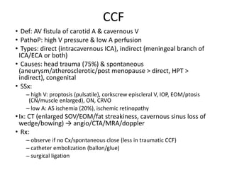 Vascular Events in Ophthalmology | PPT