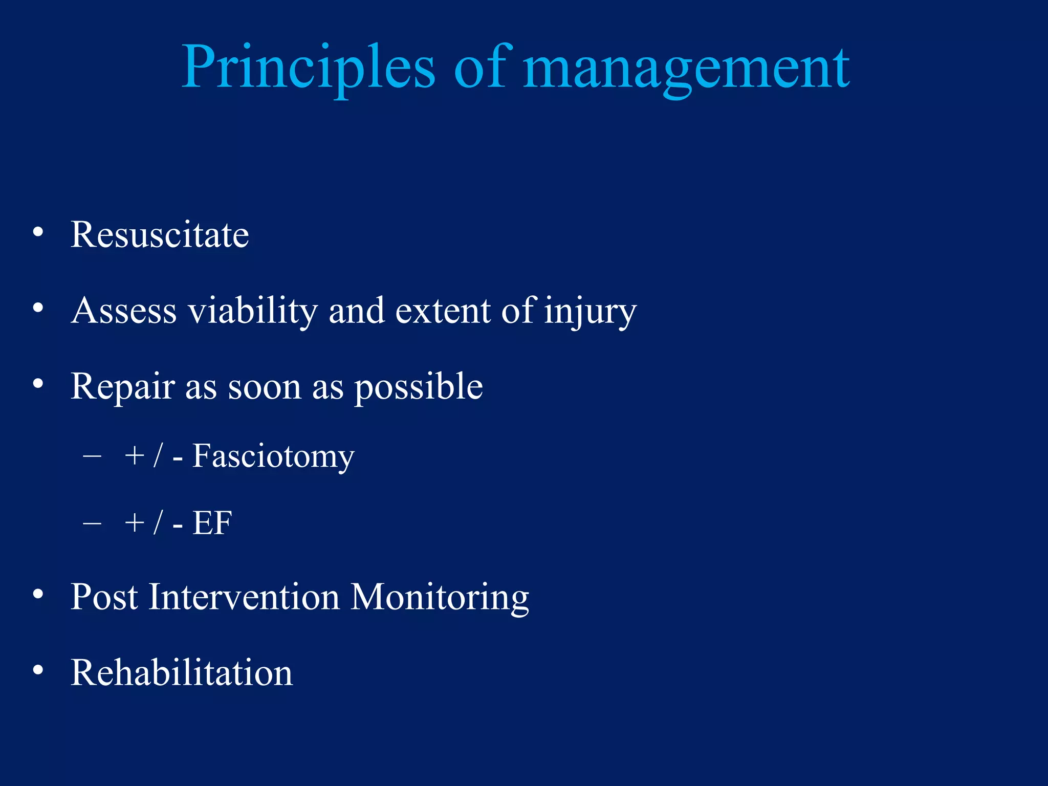 Vascular injuries and management 2018 | PPT
