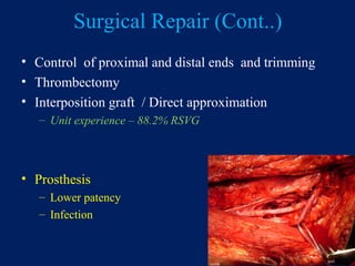Vascular injuries and management 2018 | PPT