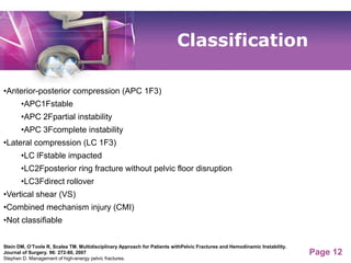 Vascular injury in pelvic trauma | PPSX
