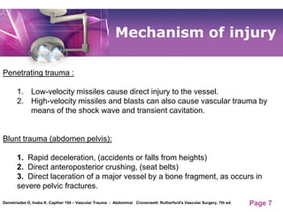 Vascular injury in pelvic trauma | PPSX