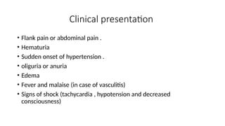Vascular injury to the kidney.pptxaaaaaaa | PPTX