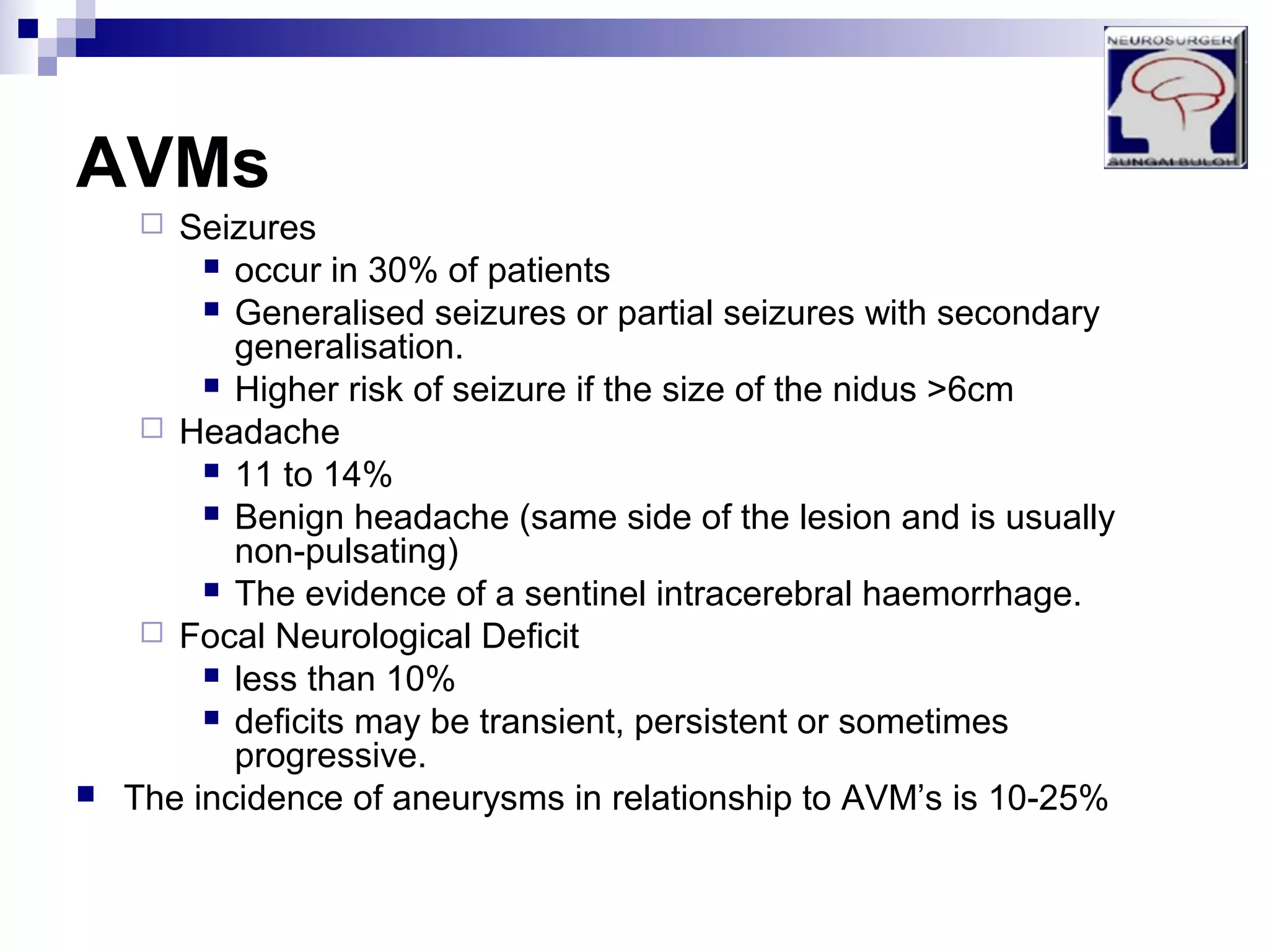 Vascular Lesions of the Brain | PPT