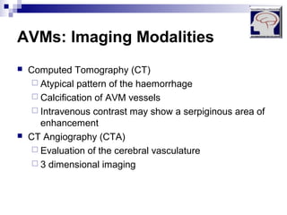 Vascular Lesions of the Brain | PPT