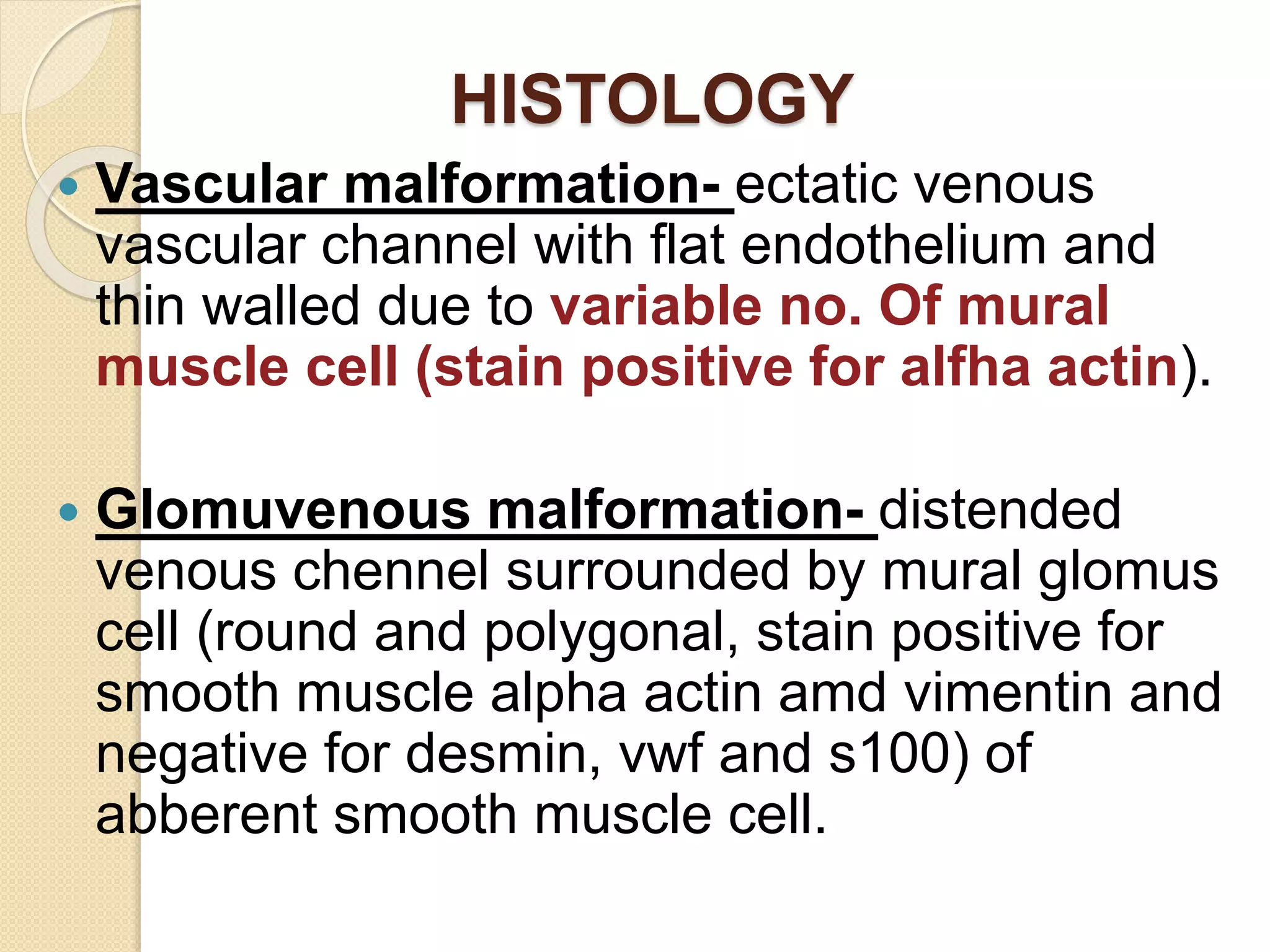 Vascular malformation | PPTX