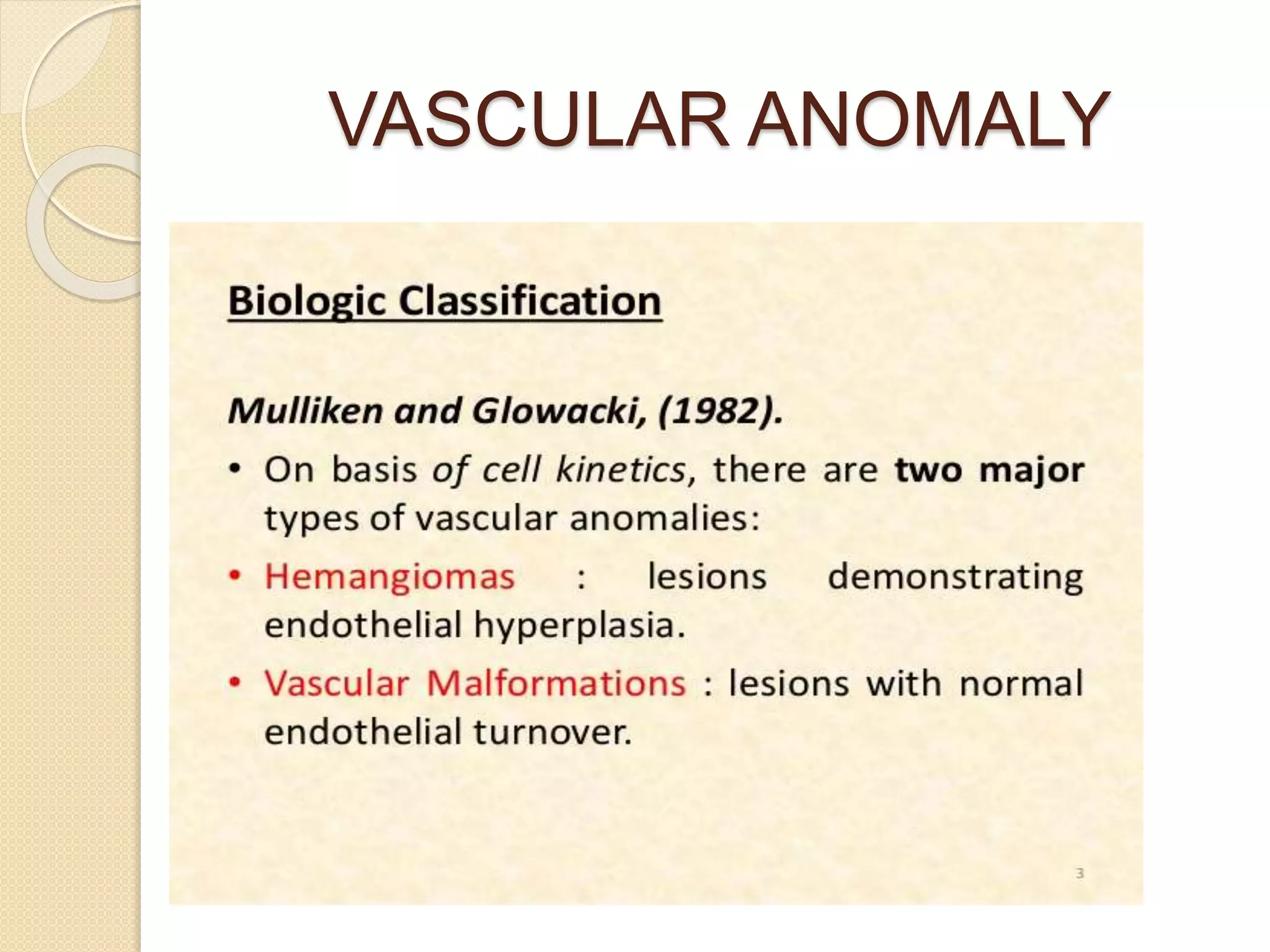 Vascular malformation | PPTX