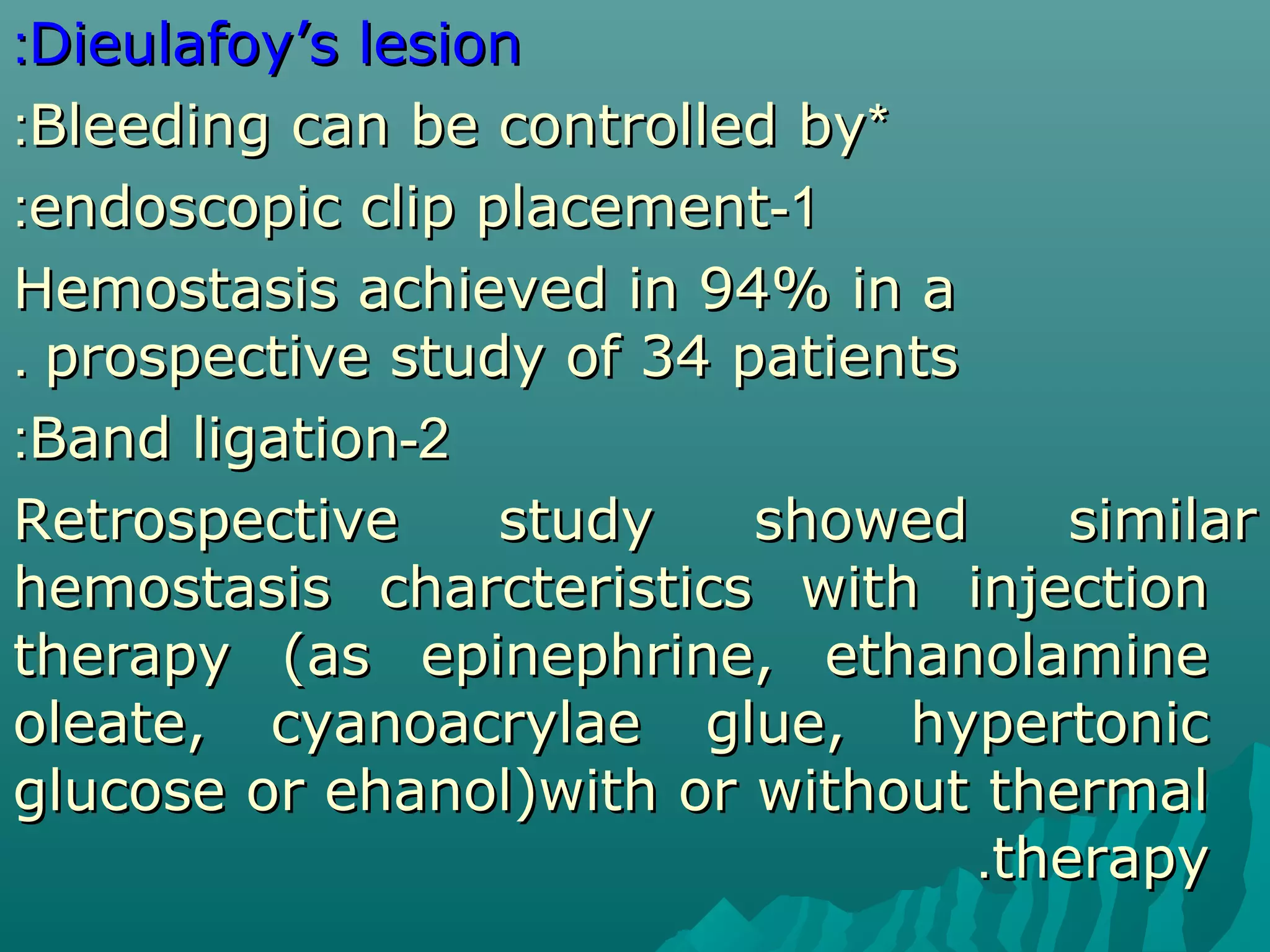 Vascular malformation of the gastrointestinal tract | PPT