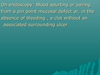 Vascular malformation of the gastrointestinal tract | PPT