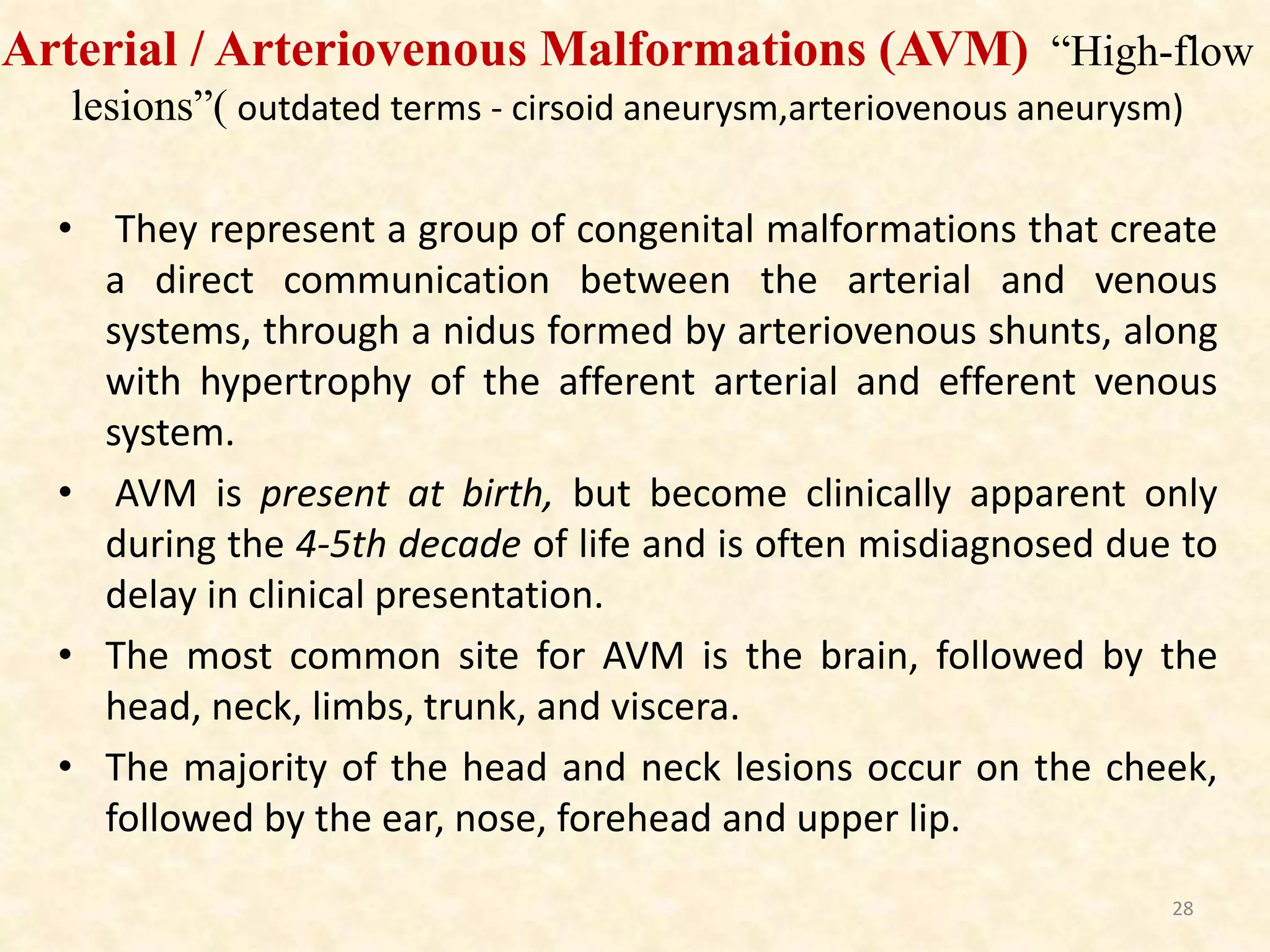Vascular malformations | PPTX