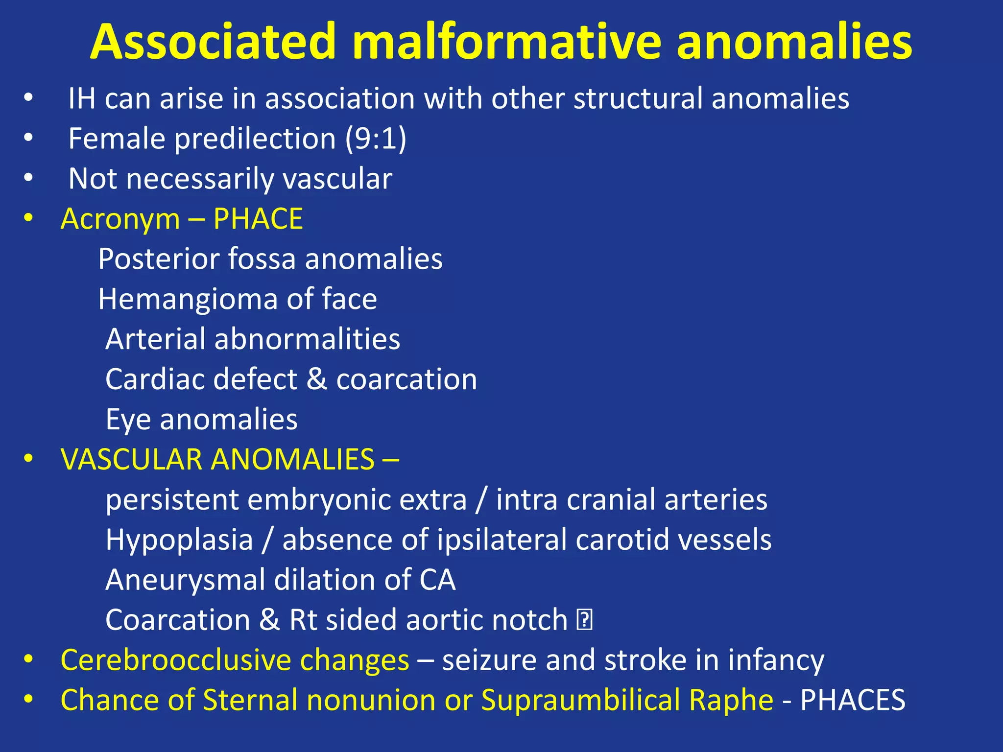 Vascular Anomalies: Vascular Tumours and Vascular malformations | PPTX