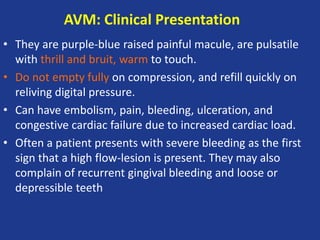 Vascular Anomalies: Vascular Tumours and Vascular malformations | PPTX