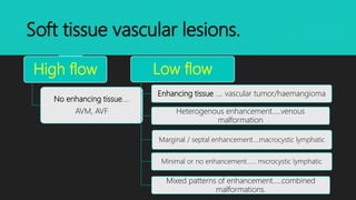 Vascular malformations of the head and neck | PPTX