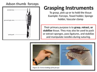 Vascular Surgical Instruments introduction | PPTX