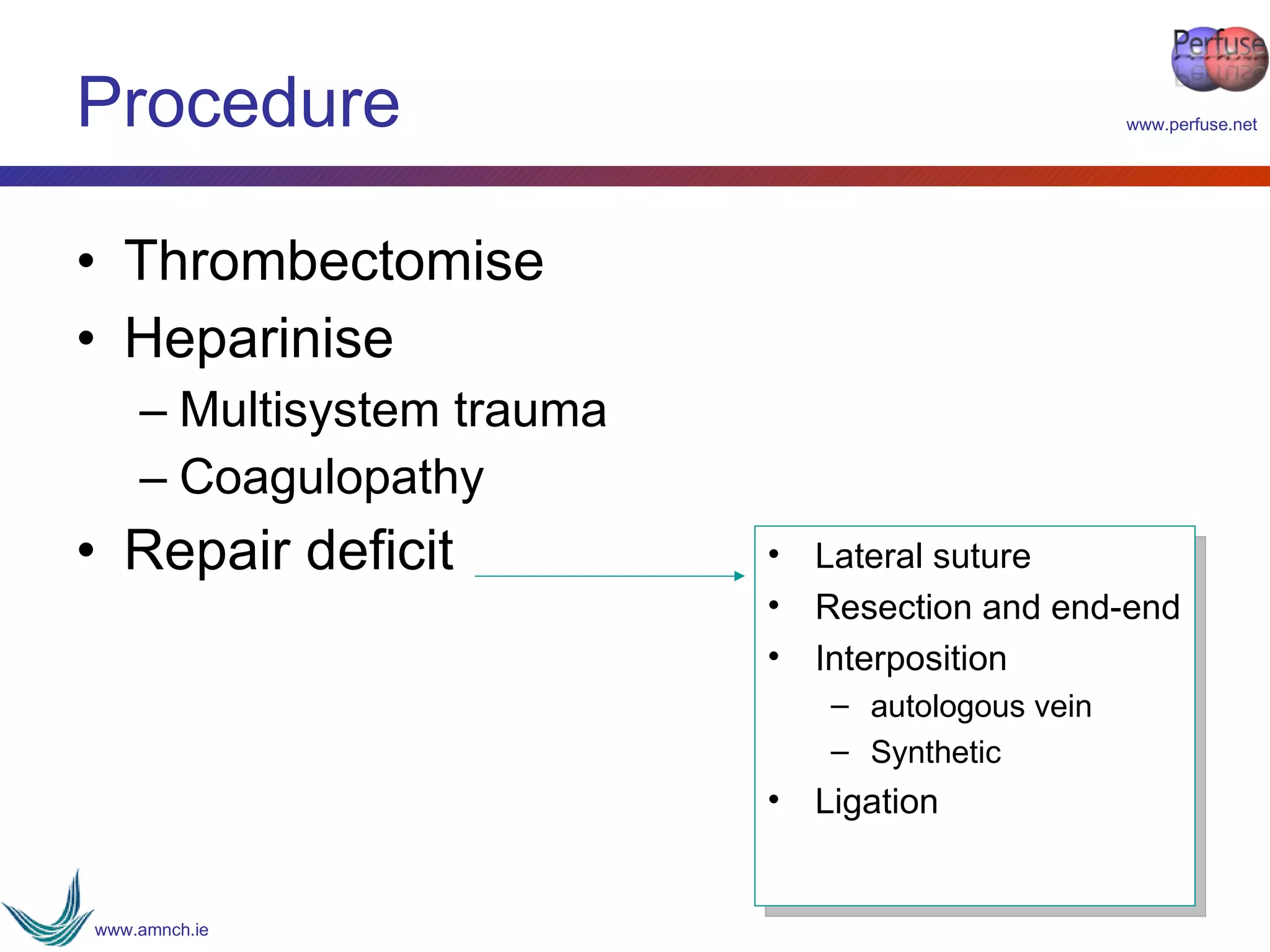 Vascular trauma | PPT
