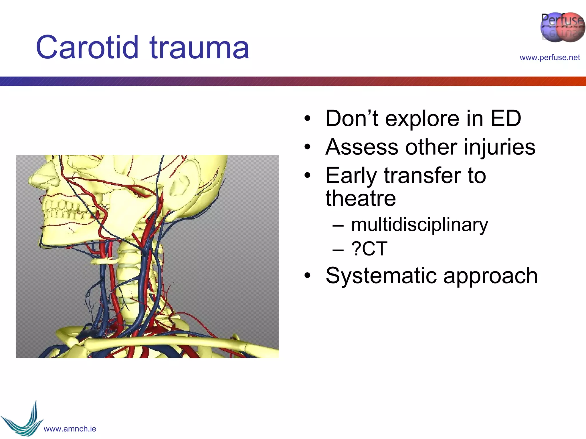 Vascular trauma | PPT